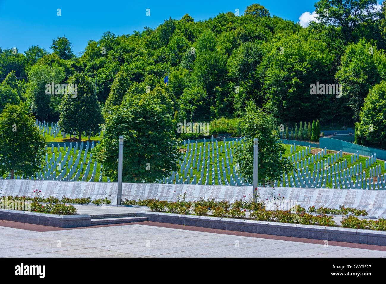 Srebrenica Memorial Center in Bosnia and Herzegovina Stock Photo - Alamy