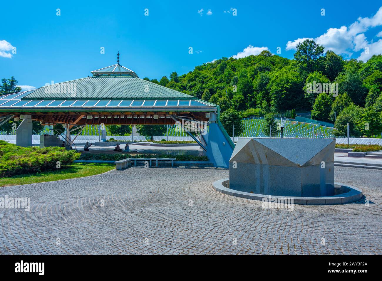 Srebrenica Memorial Center in Bosnia and Herzegovina Stock Photo - Alamy