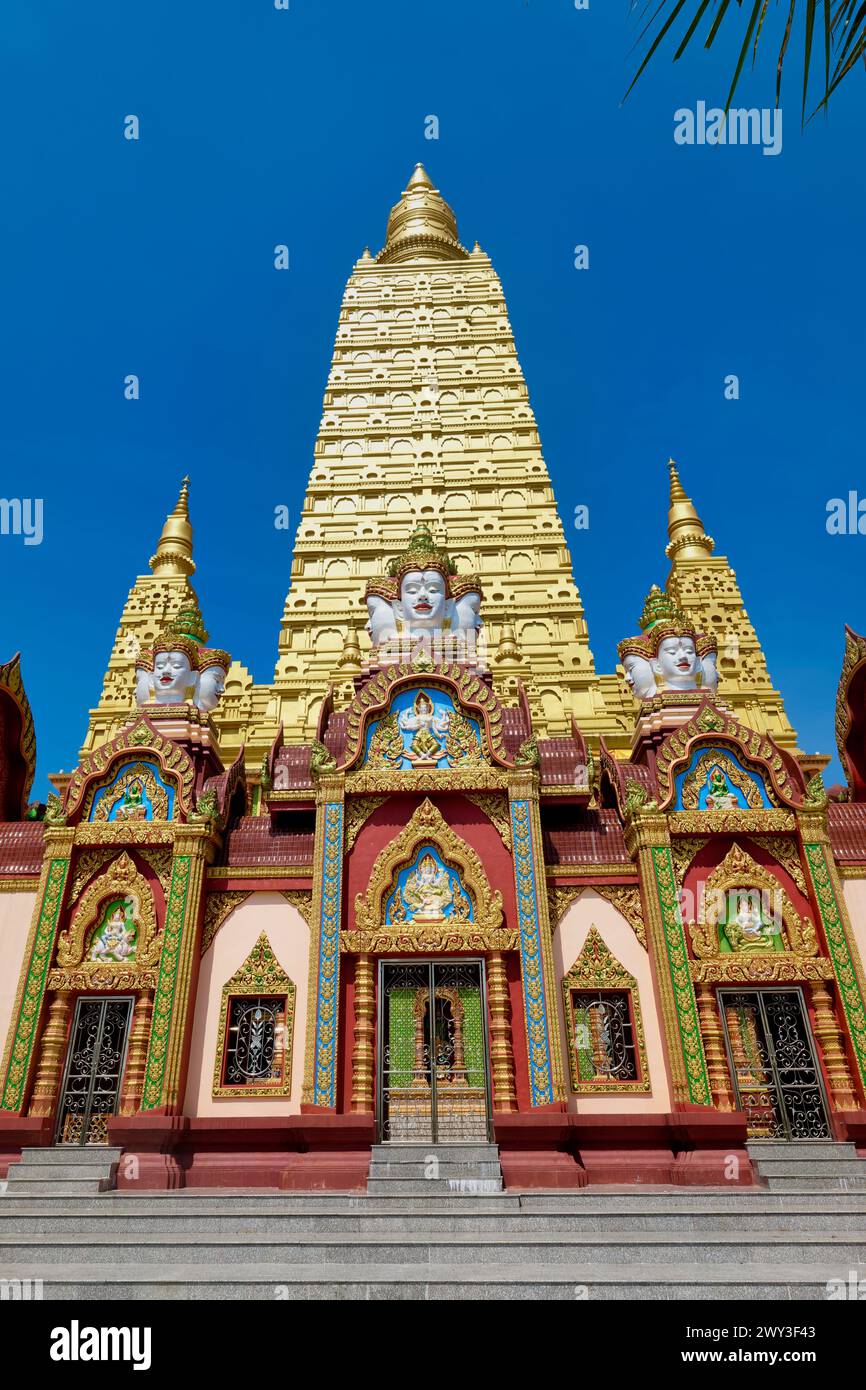 Wat Mahathat Wachiramongkol (Wat Bang Thong) in Ao Luek District, Krabi, Thailand, modeled on ...