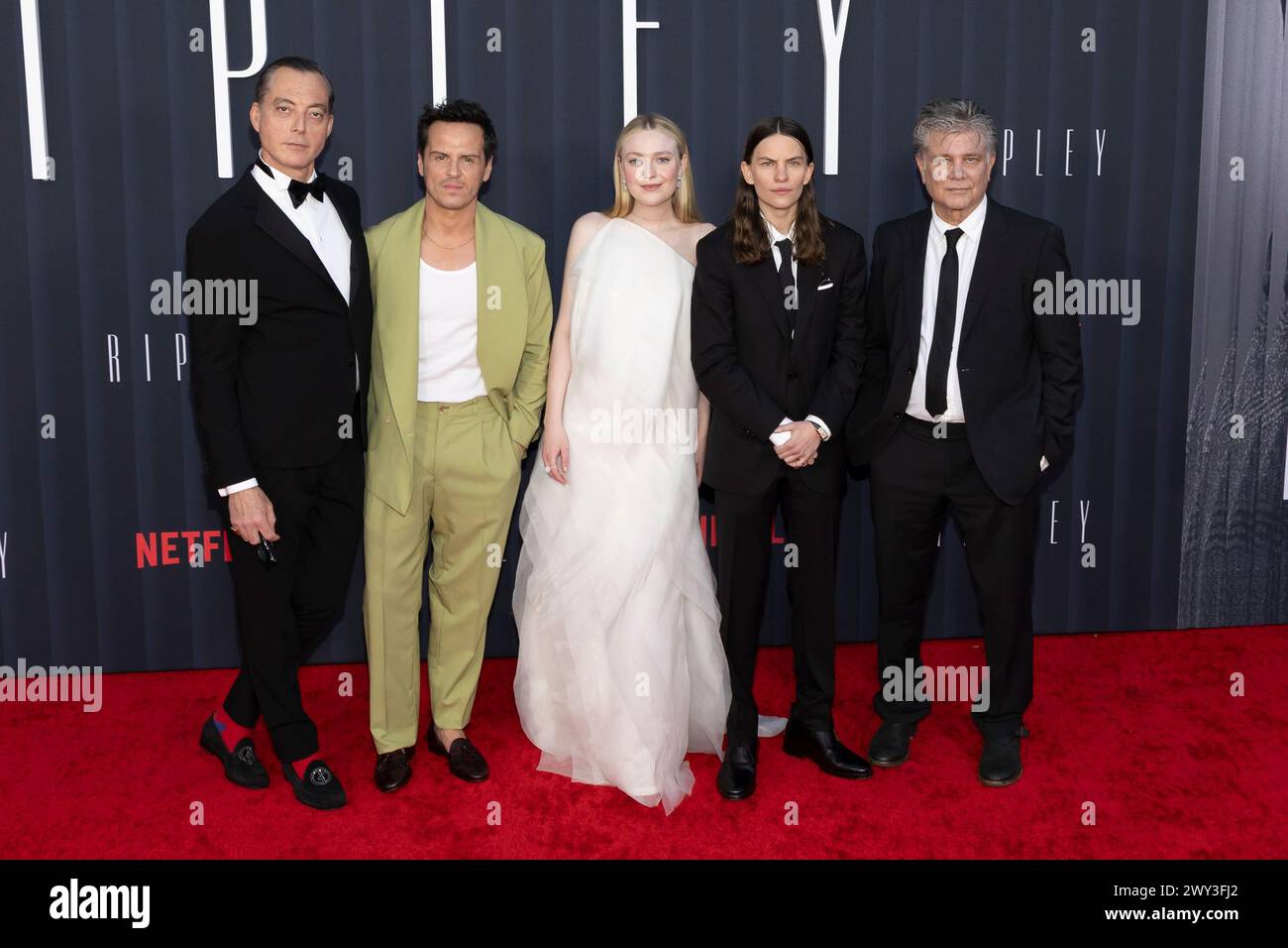Los Angeles, USA. 03rd Apr, 2024. Maurizio Lombardi, Andrew Scott ...