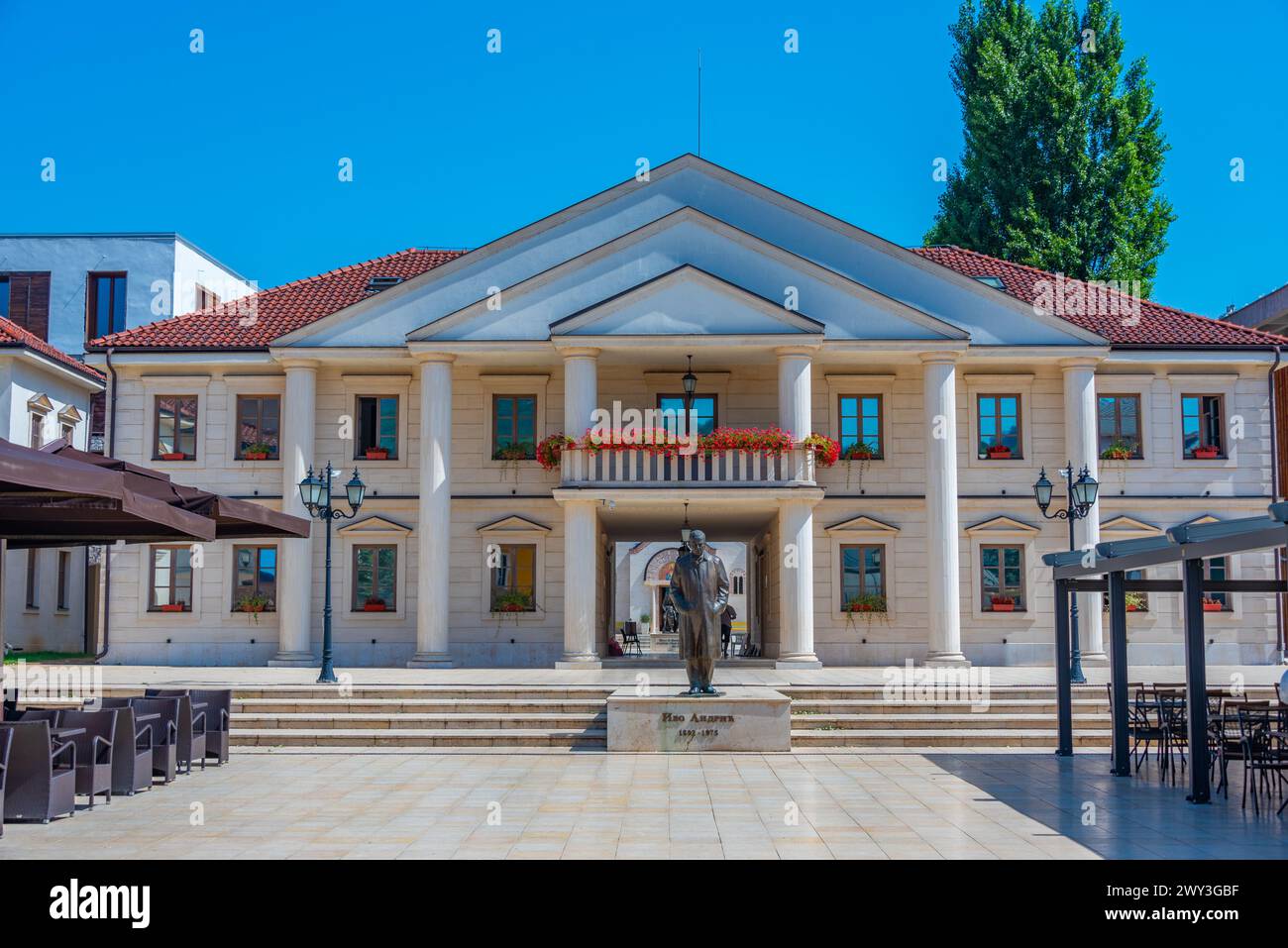 Visegrad municipality in Andricgrad in Bosnia and Herzegovina Stock ...