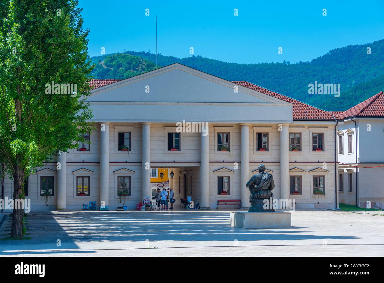 Visegrad municipality in Andricgrad in Bosnia and Herzegovina Stock ...