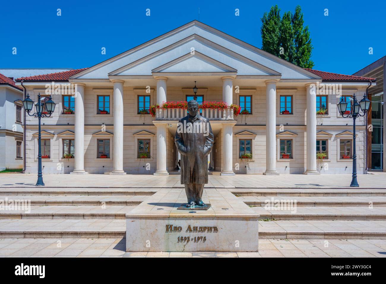 Visegrad municipality in Andricgrad in Bosnia and Herzegovina Stock ...
