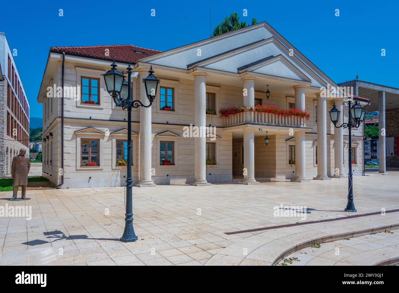 Visegrad municipality in Andricgrad in Bosnia and Herzegovina Stock ...