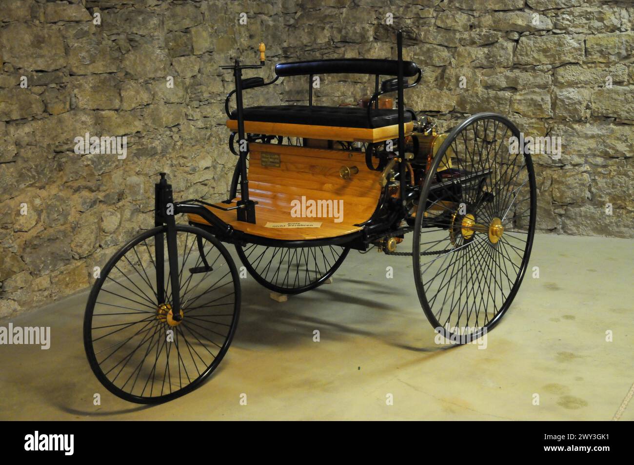 German Car Museum Langenburg, Benz Patent Motor Car, known as the first ...