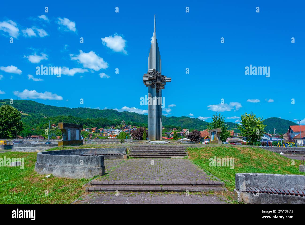 Bratunac memorial park in Bosnia and Herzegovina Stock Photo - Alamy