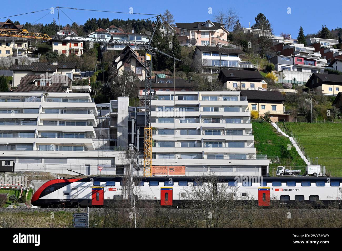 Swiss railways family hi-res stock photography and images - Alamy