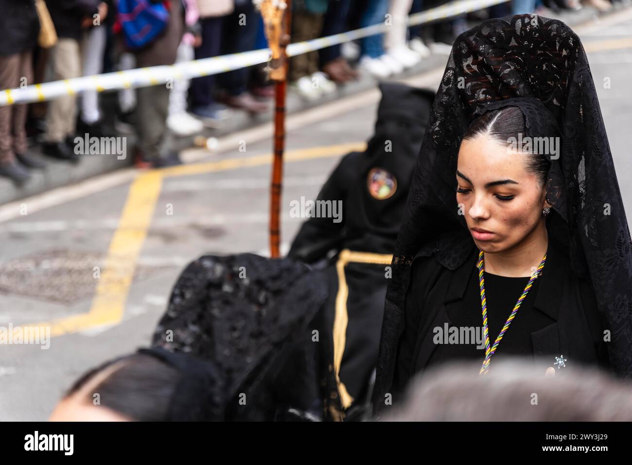 Good Friday procession in Barcelona, Spain Stock Photo - Alamy