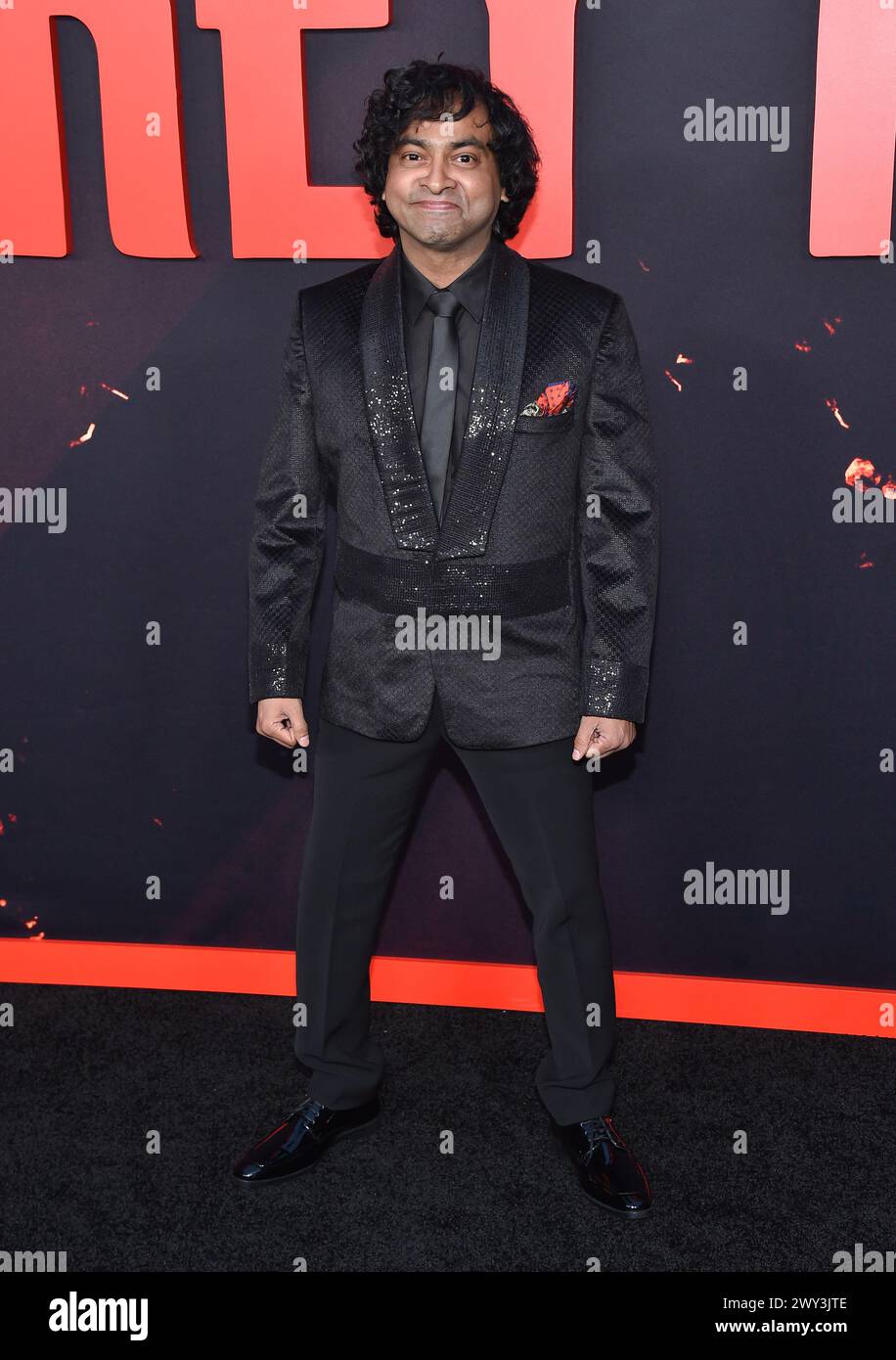 Hollywood, USA. 03rd Apr, 2024. Pitobash arriving to the ‘Monkey Man ...