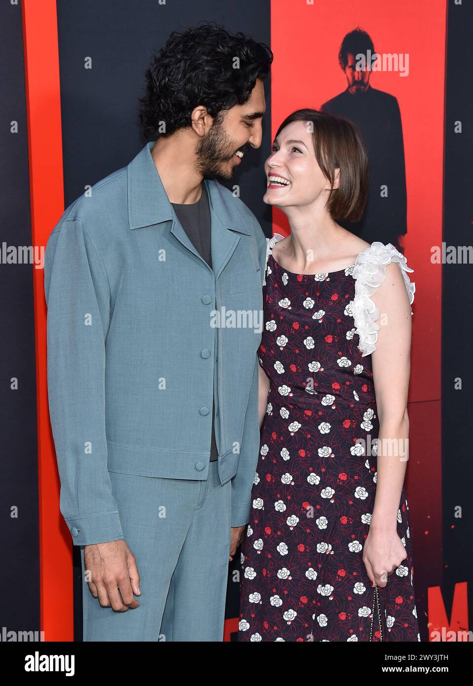 Hollywood, USA. 03rd Apr, 2024. Dev Patel and Tilda Cobham-Hervey ...