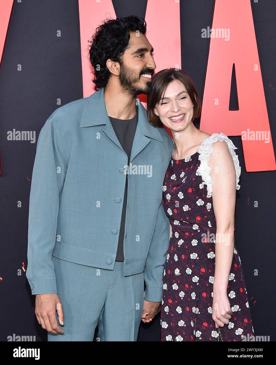 Hollywood, USA. 03rd Apr, 2024. Dev Patel and Tilda Cobham-Hervey arriving to the ‘Monkey Man ...