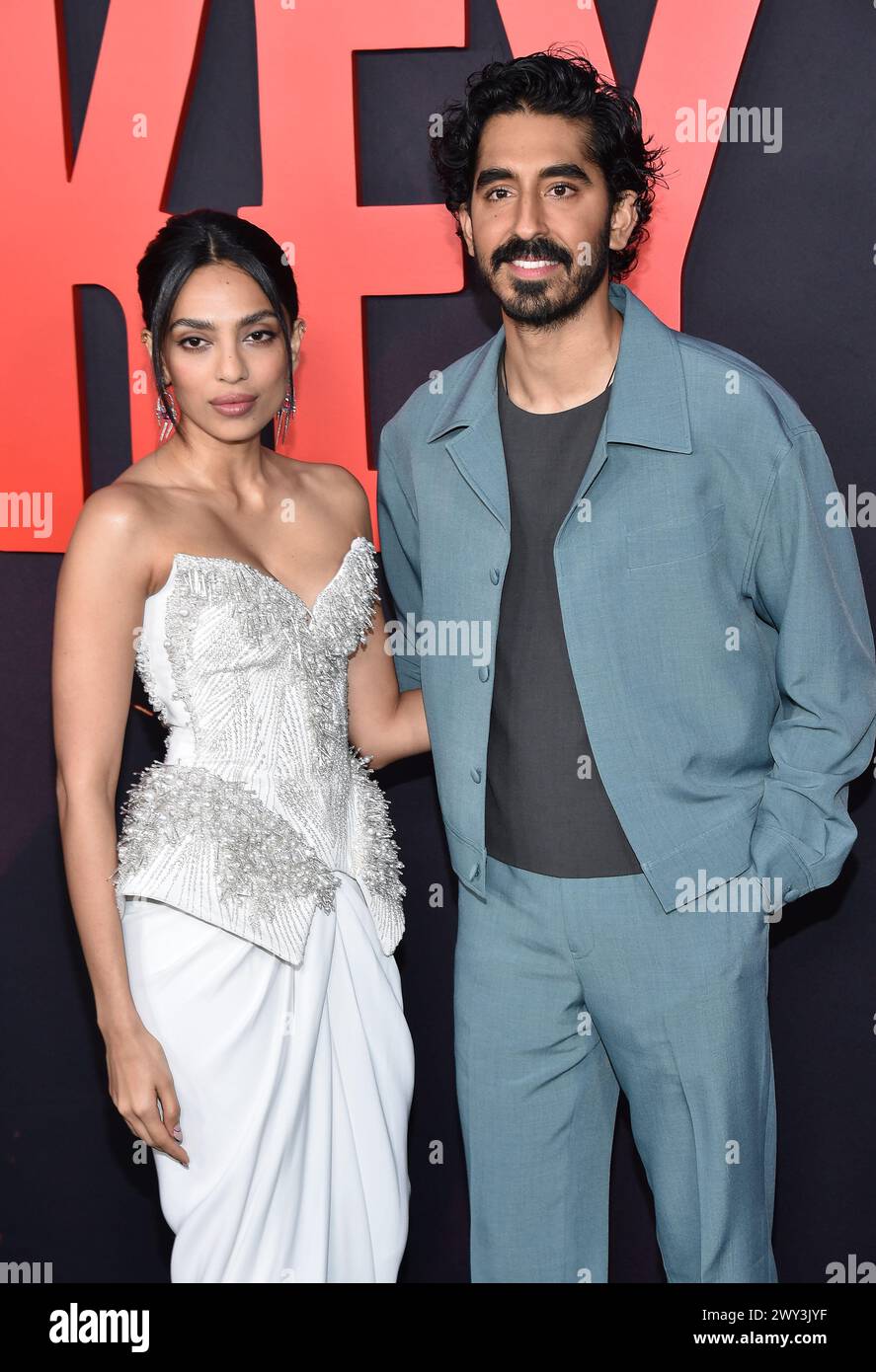 Hollywood, USA. 03rd Apr, 2024. Sobhita Dhulipala and Dev Patel arriving to the ‘Monkey Man ...