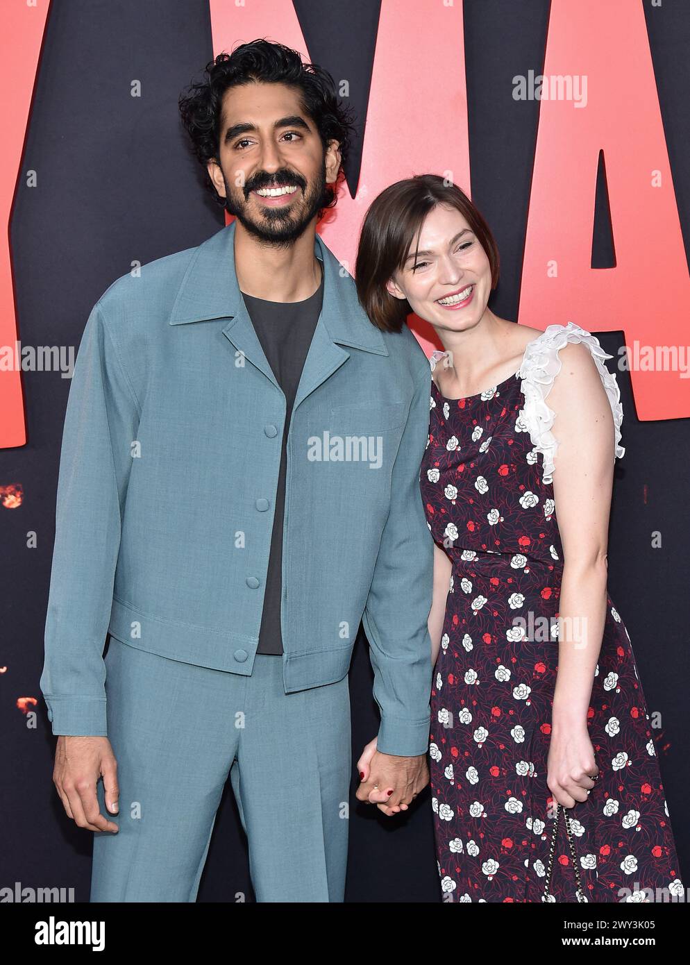 Hollywood, USA. 03rd Apr, 2024. Dev Patel and Tilda Cobham-Hervey ...
