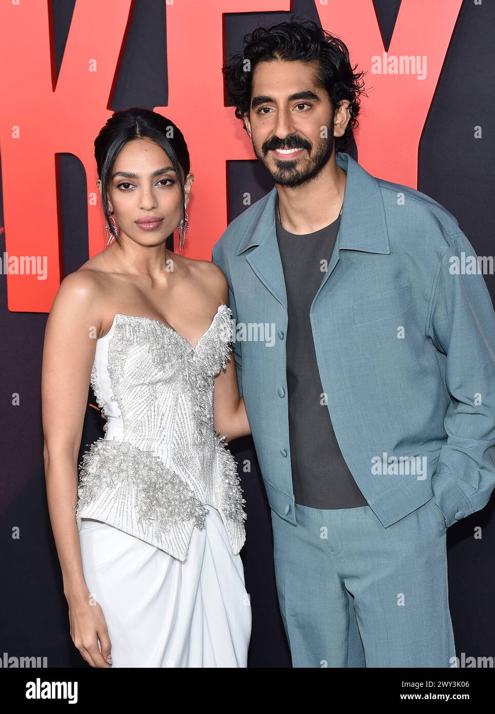 Hollywood, USA. 03rd Apr, 2024. Sobhita Dhulipala and Dev Patel arriving to the ‘Monkey Man ...