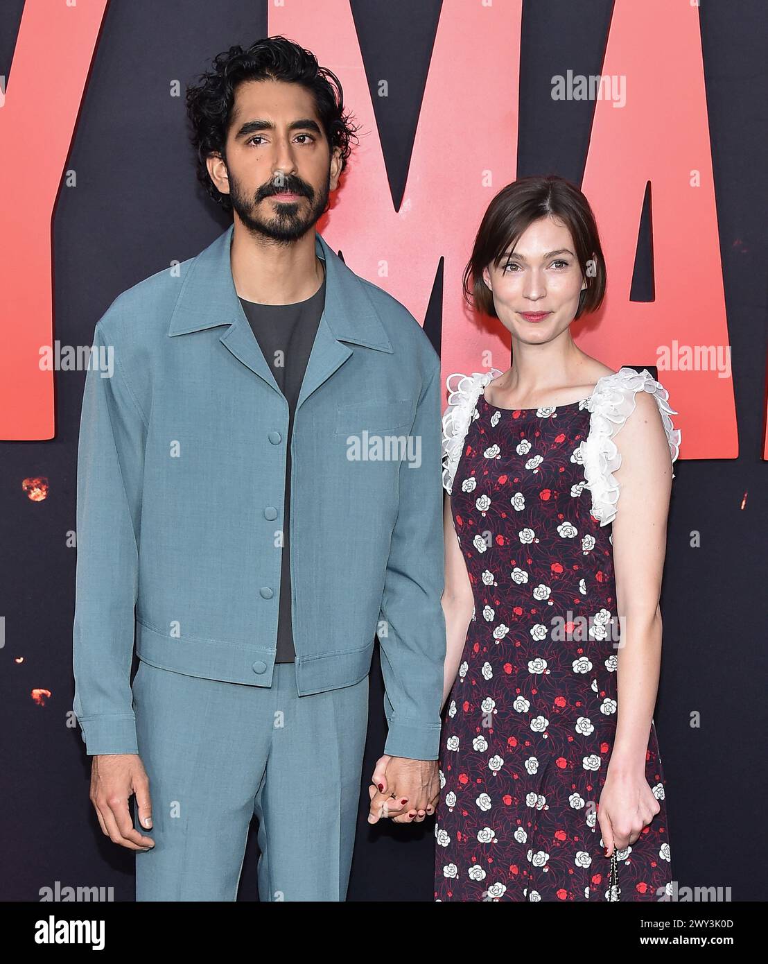 Hollywood, USA. 03rd Apr, 2024. Dev Patel and Tilda Cobham-Hervey arriving to the ‘Monkey Man ...