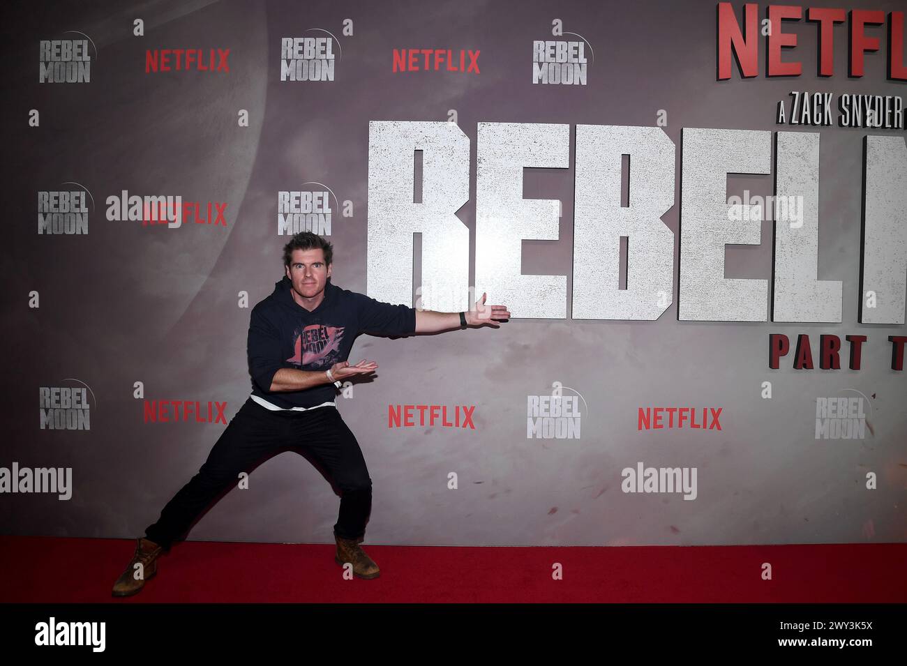 New York, USA. 03rd Apr, 2024. Chris Stanley attends Netflix's 'Rebel ...