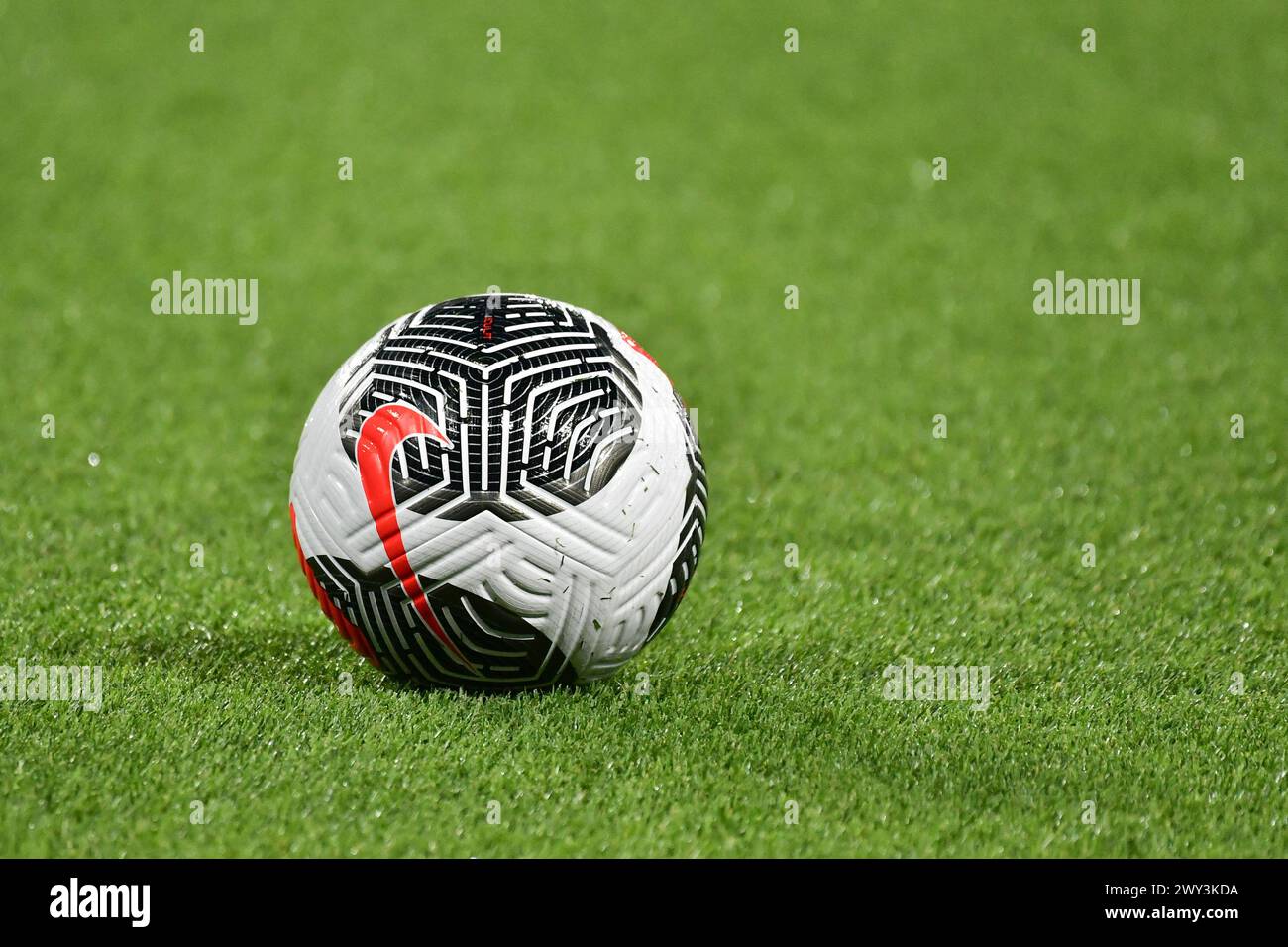Paris, France. 03rd Apr, 2024. This photograph shows the ball of the ...