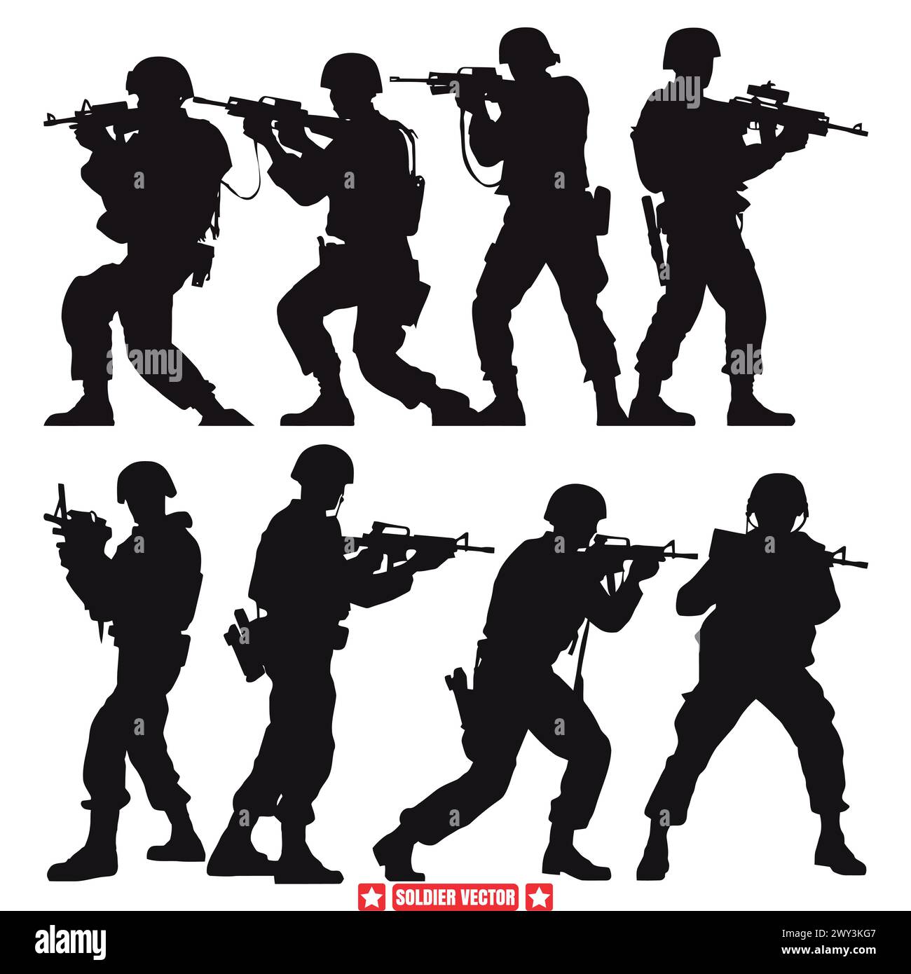 Commando memorial Stock Vector Images - Alamy