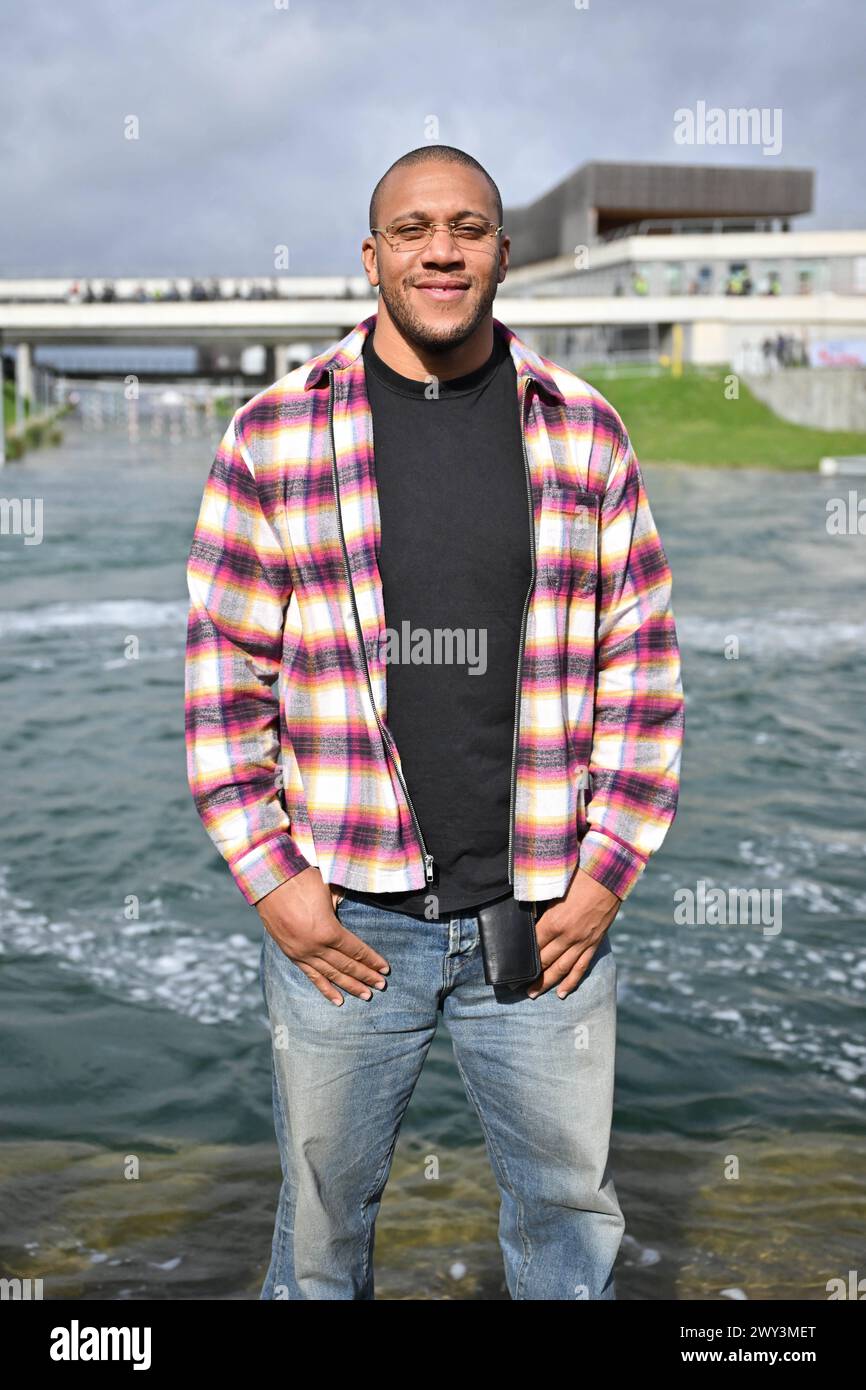 Vaires Sur Marne, France. 03rd Apr, 2024. Portrait of Ciryl Gane ...