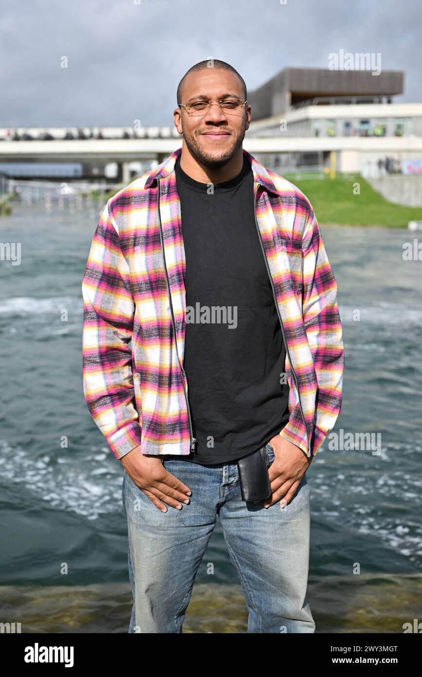 Vaires Sur Marne, France. 03rd Apr, 2024. Portrait of Ciryl Gane ...