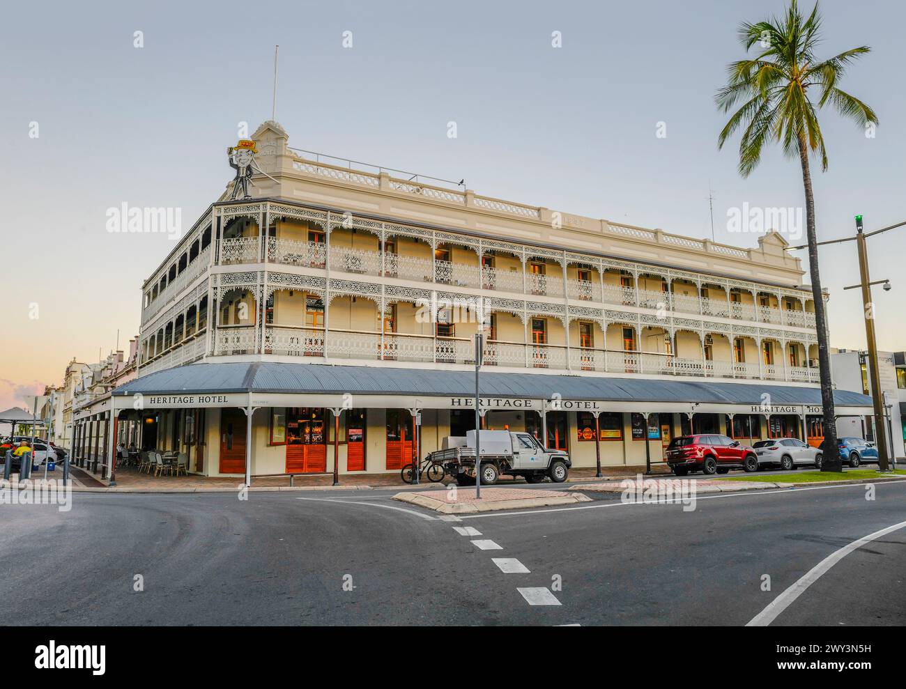 The Heritage hotel, late 19th century colonial building in the city ...