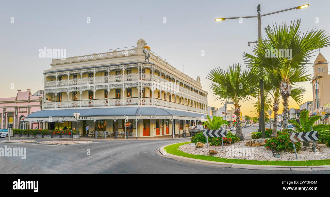 The Heritage hotel, late 19th century colonial building in the city ...