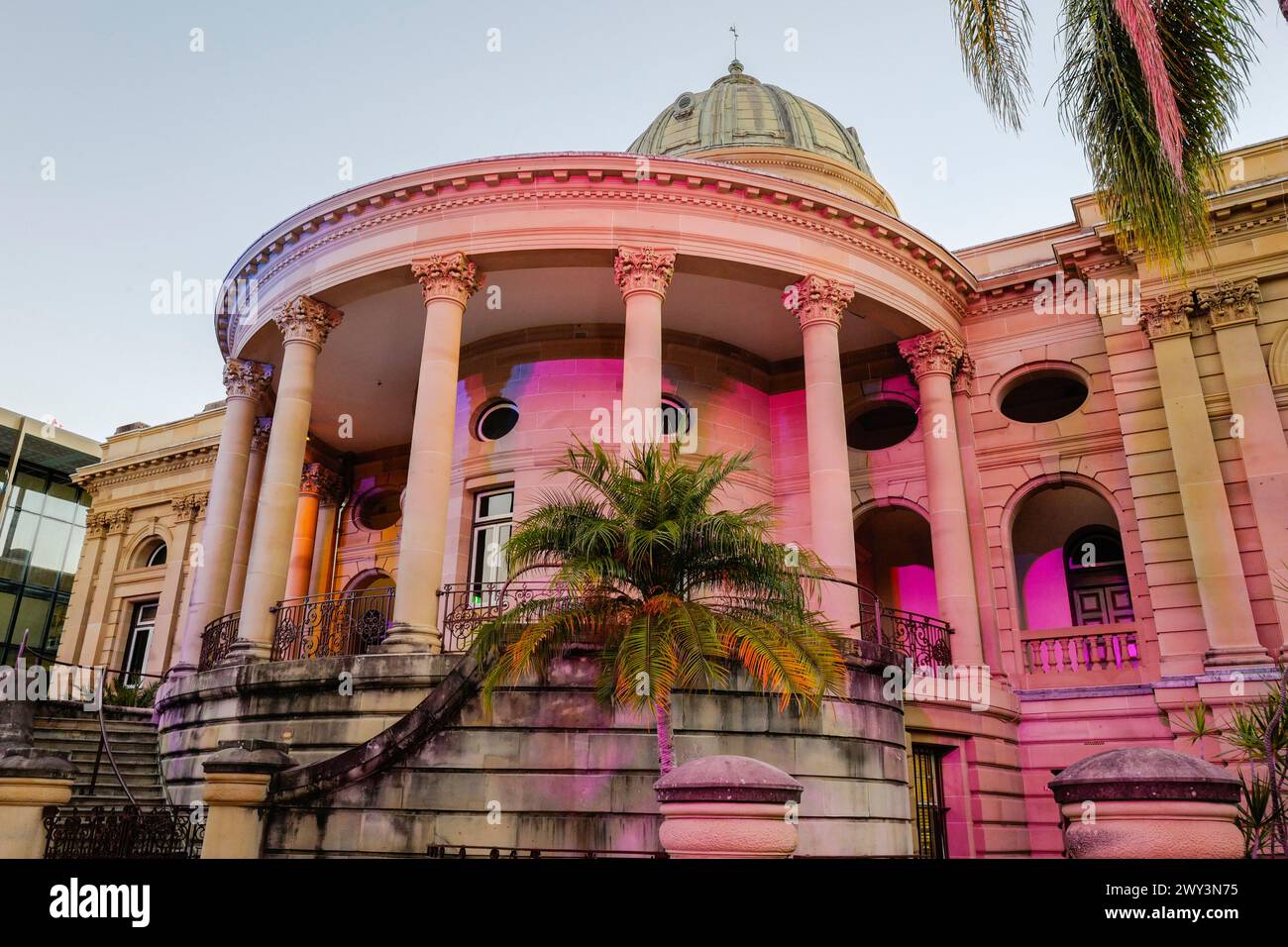 the historic customs house in rockhampton in queensland, australia ...