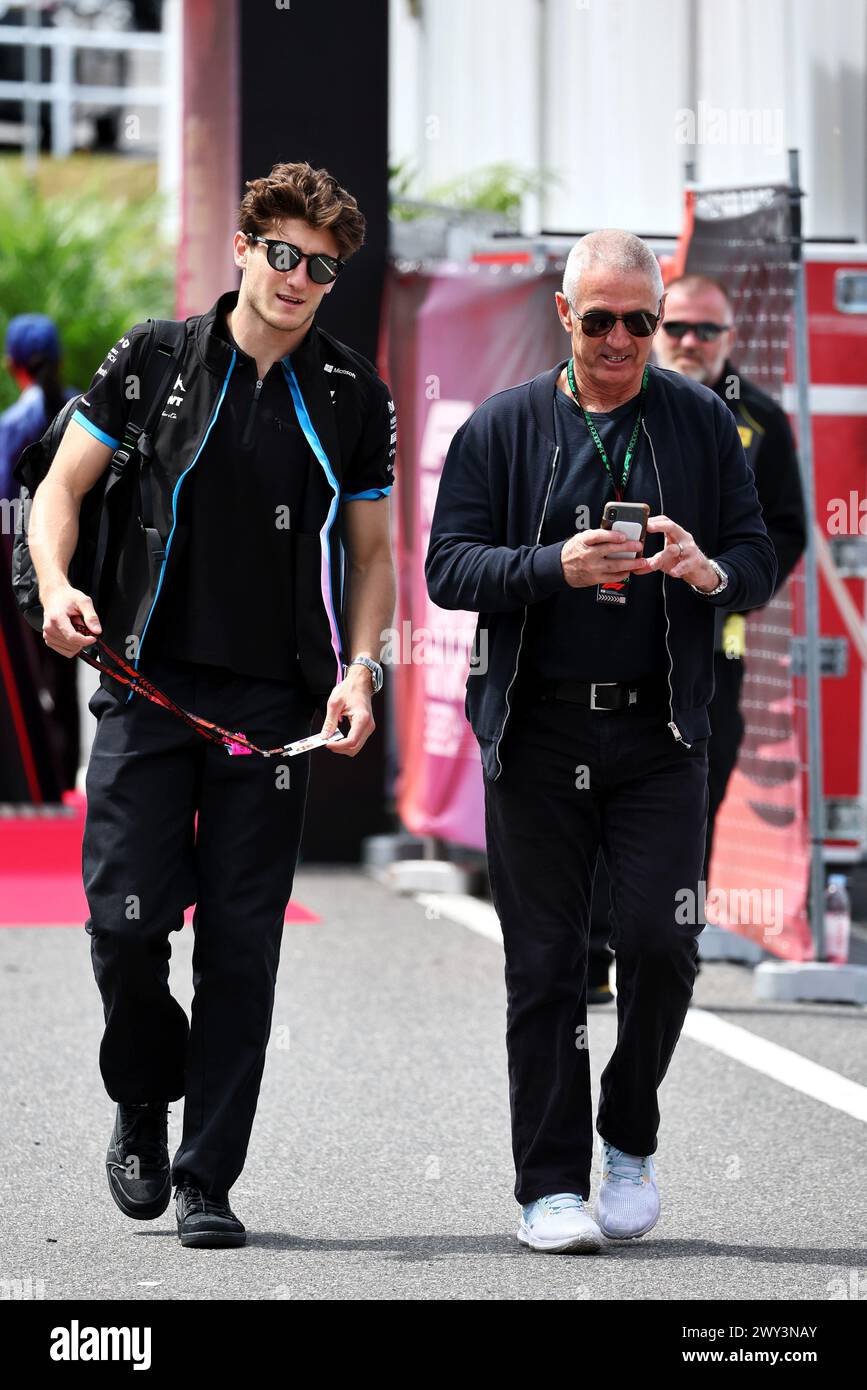 Suzuka, Japan. 04th Apr, 2024. (L to R): Jack Doohan (AUS) Alpine F1 ...