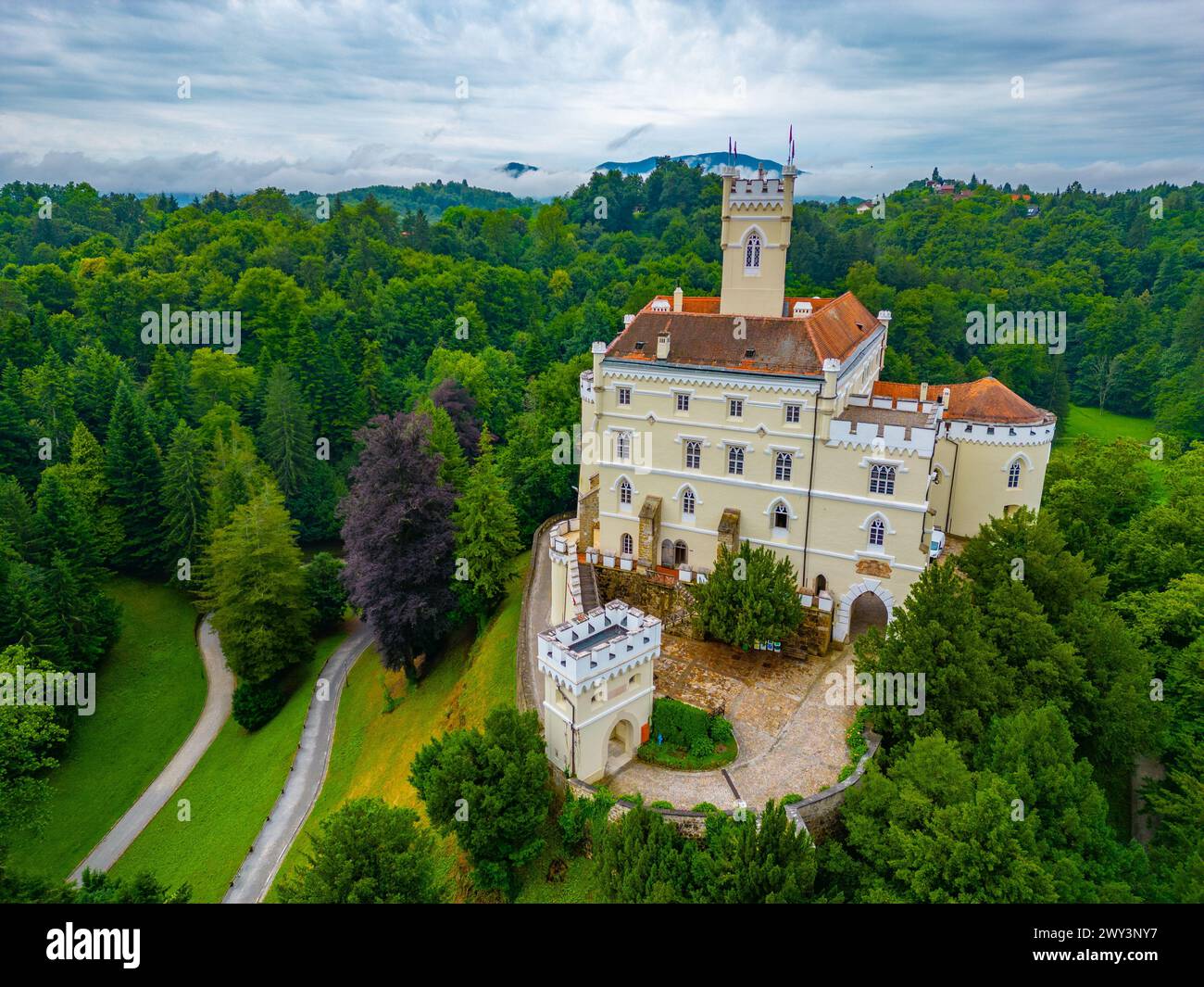 Zagorje trakoscan castle palace hill park hi-res stock photography and ...