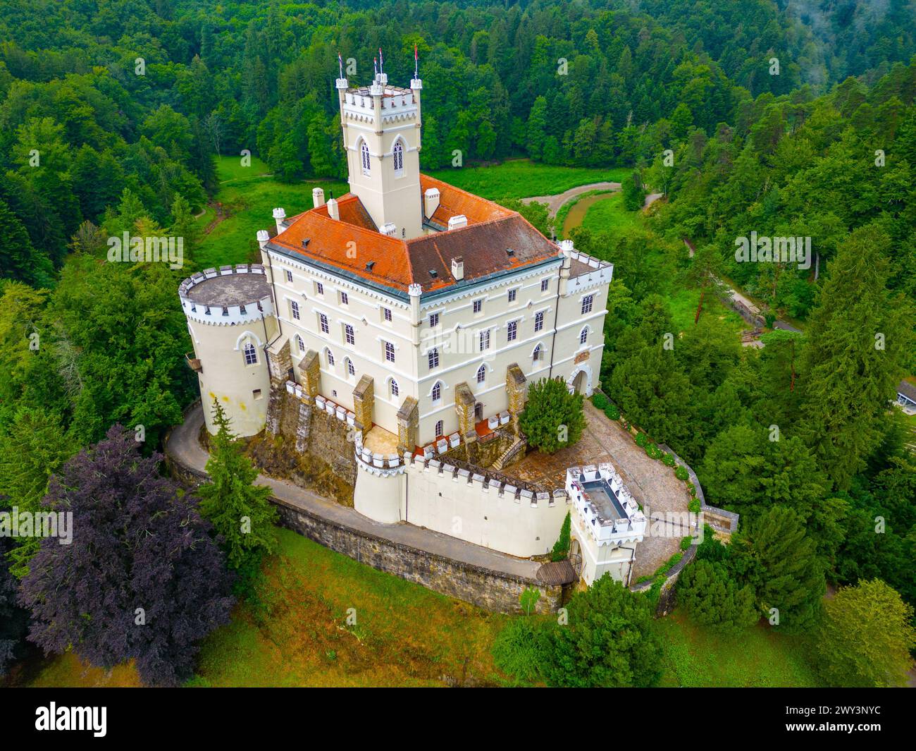 Zagorje trakoscan castle palace hill park hi-res stock photography and ...