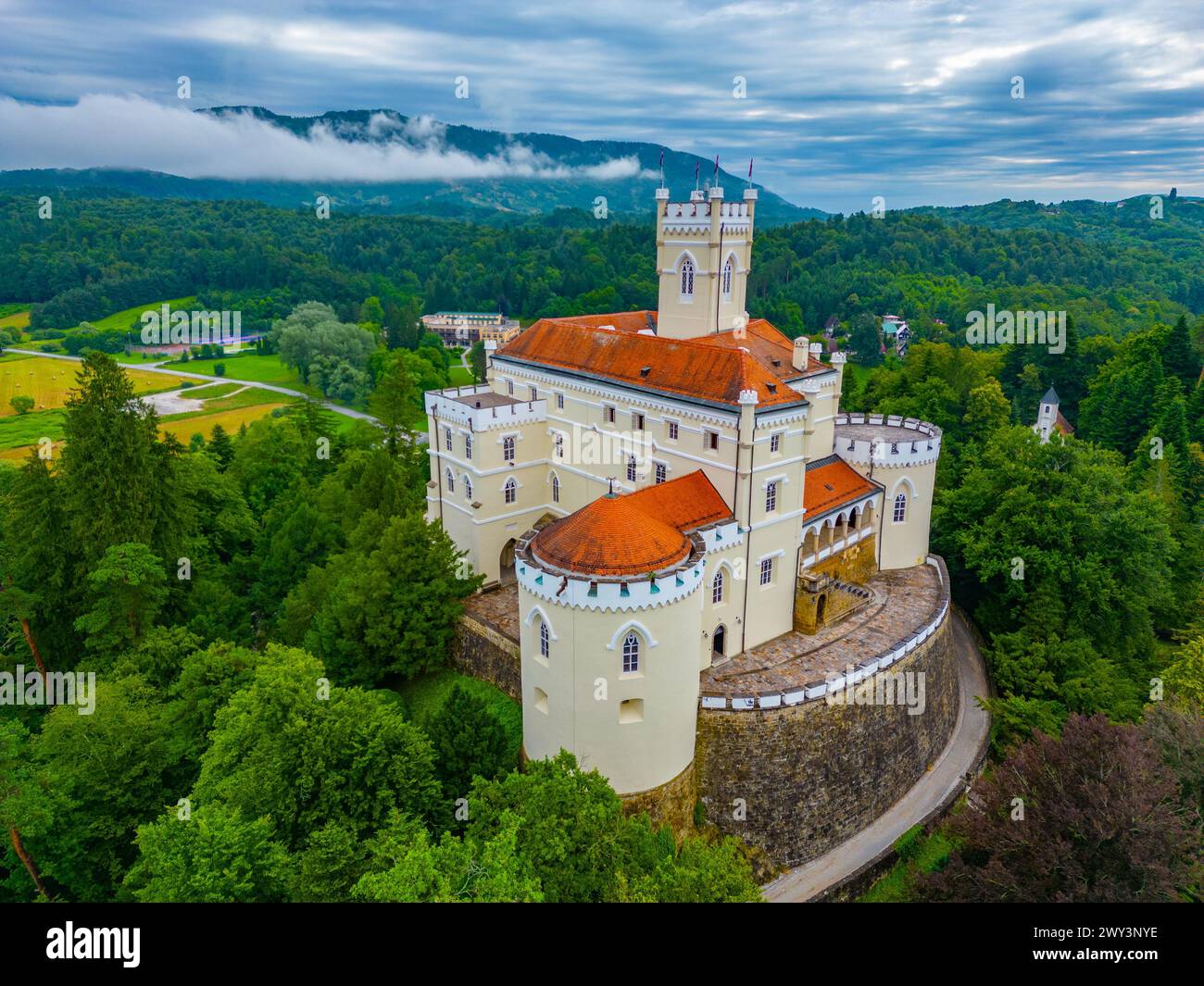 Zagorje trakoscan castle palace hill park hi-res stock photography and ...