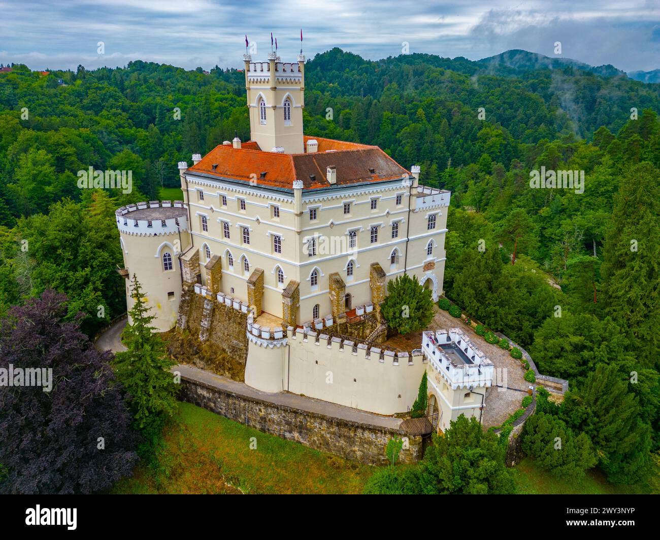 Zagorje trakoscan castle palace hill park hi-res stock photography and ...