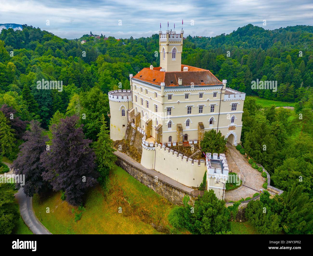 Zagorje trakoscan castle palace hill park hi-res stock photography and ...