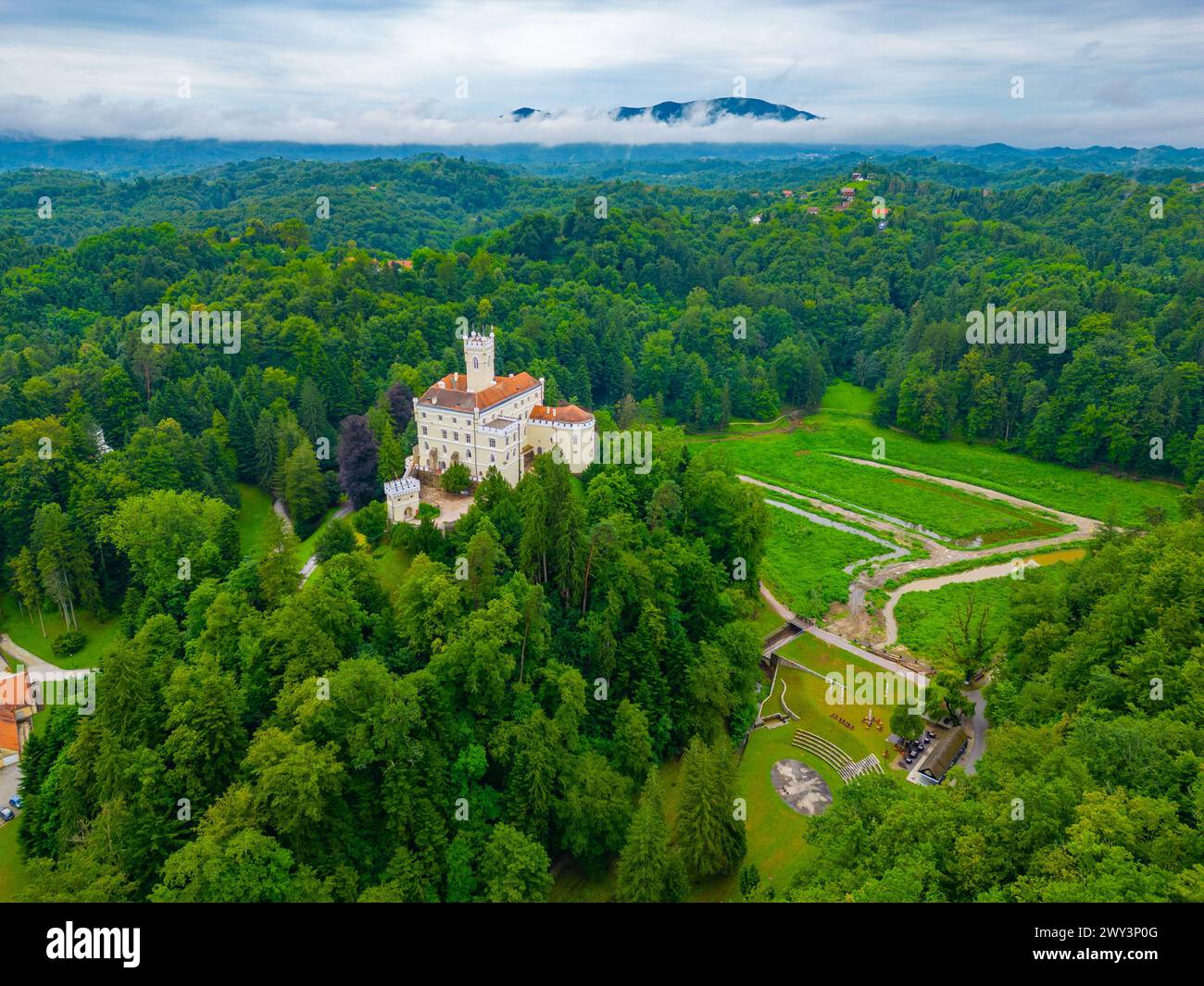 Zagorje trakoscan castle palace hill park hi-res stock photography and ...