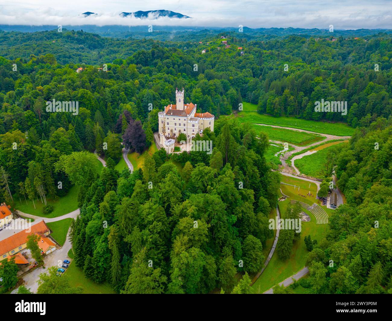 Zagorje trakoscan castle palace hill park hi-res stock photography and ...