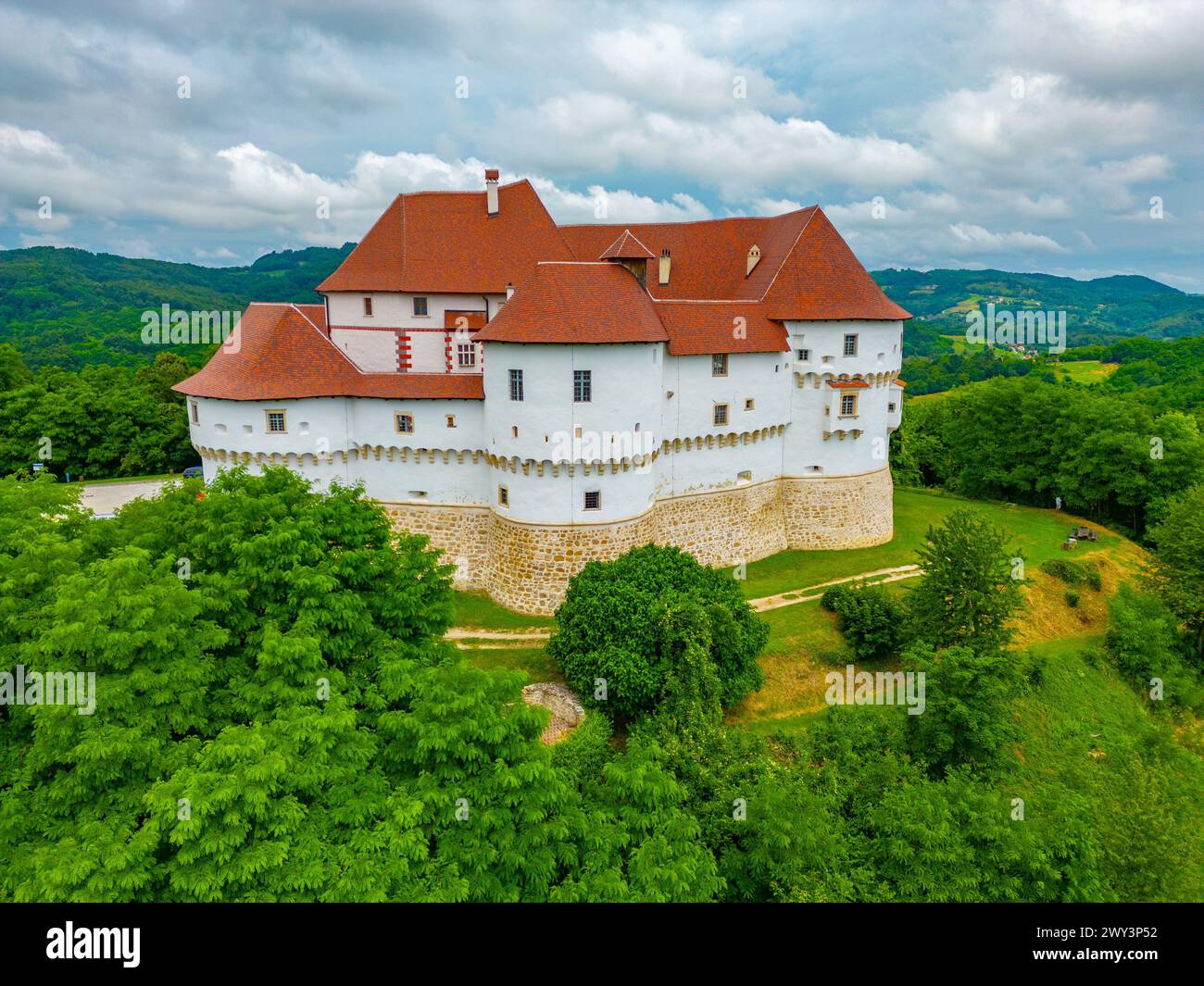 Veliki Tabor castle in Zagorje region of Croatia Stock Photo - Alamy