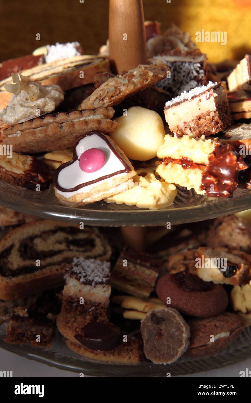 traditional czech christmas cookies as nice background Stock Photo - Alamy