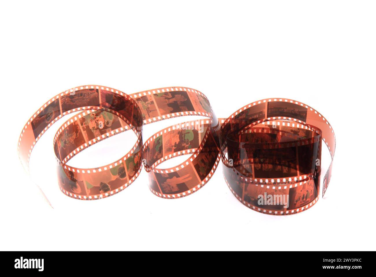 old photographic film isolated on the white background Stock Photo - Alamy