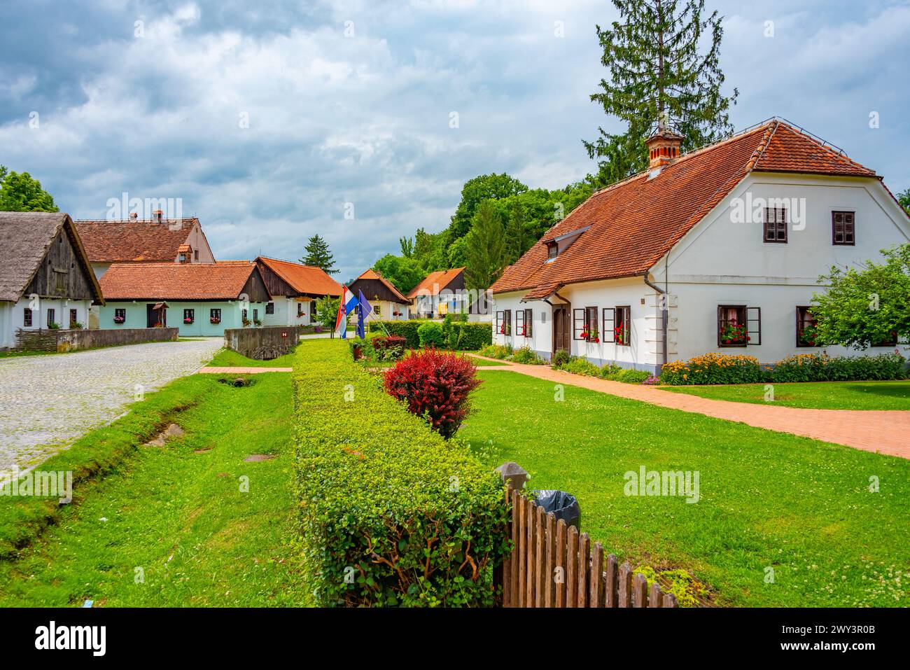 Birth house of former yugoslavian leader Josip Broz Tito in Kumrovec ...