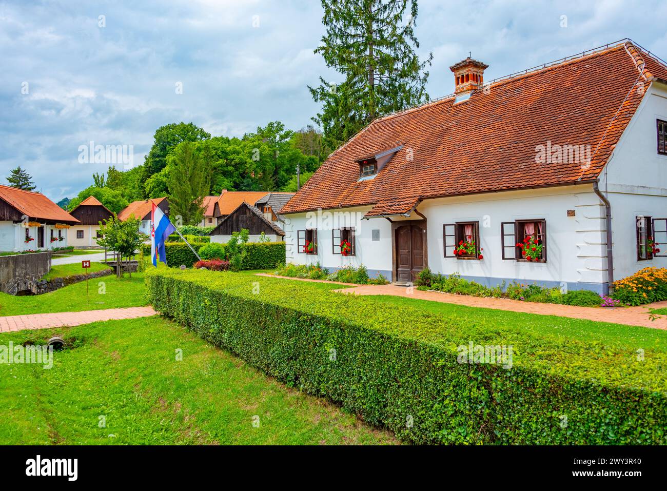 Birth house of former yugoslavian leader Josip Broz Tito in Kumrovec ...