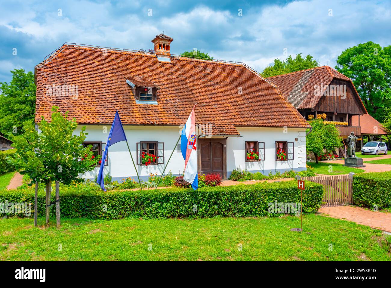 Birth house of former yugoslavian leader Josip Broz Tito in Kumrovec ...