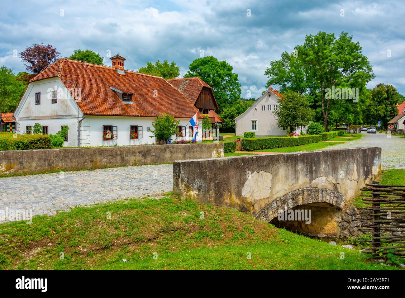 Birth house of former yugoslavian leader Josip Broz Tito in Kumrovec ...