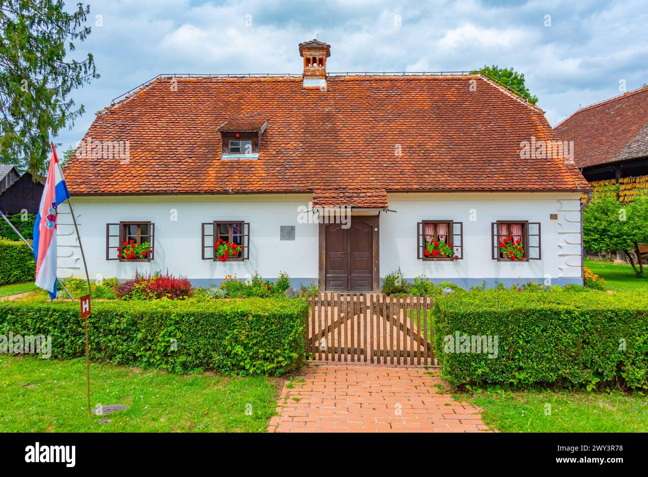 Birth house of former yugoslavian leader Josip Broz Tito in Kumrovec ...