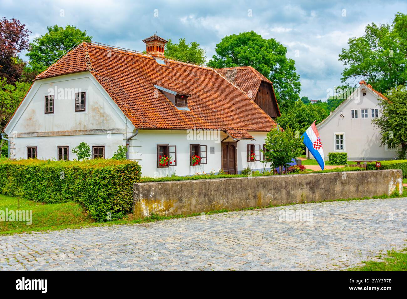 Birth house of former yugoslavian leader Josip Broz Tito in Kumrovec ...