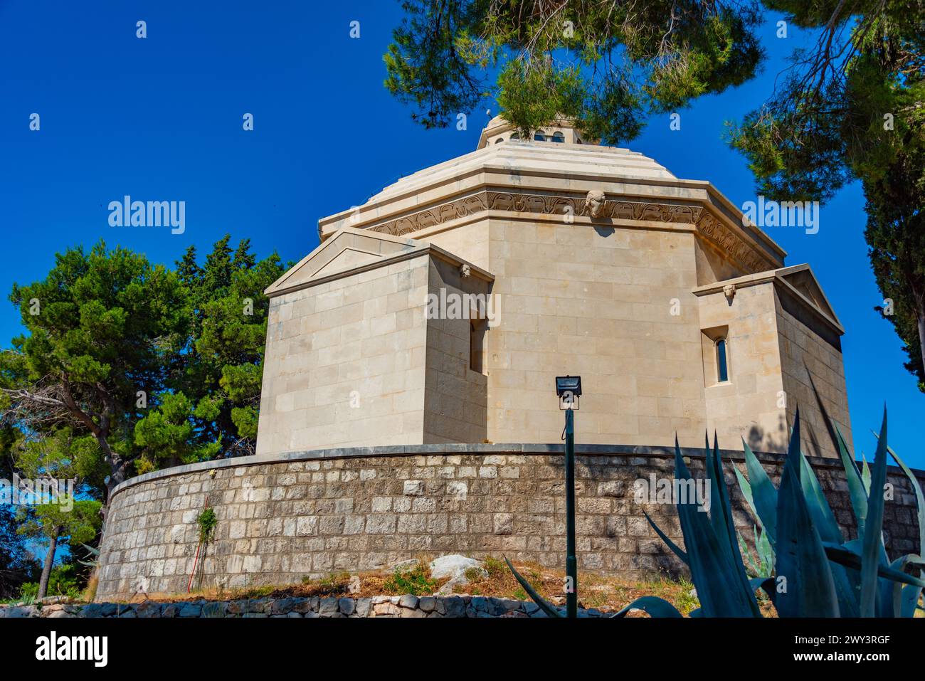 Mausoleum of the Racic family in Cavtat, Croatia Stock Photo - Alamy