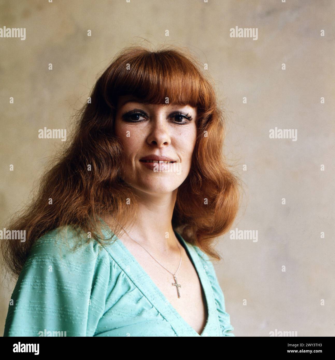 Norma Green, britische Sängerin, in Wien, Österreich um 1975 Stock ...