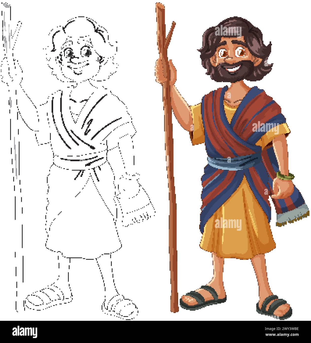 Man in a historical Stock Vector Images - Alamy
