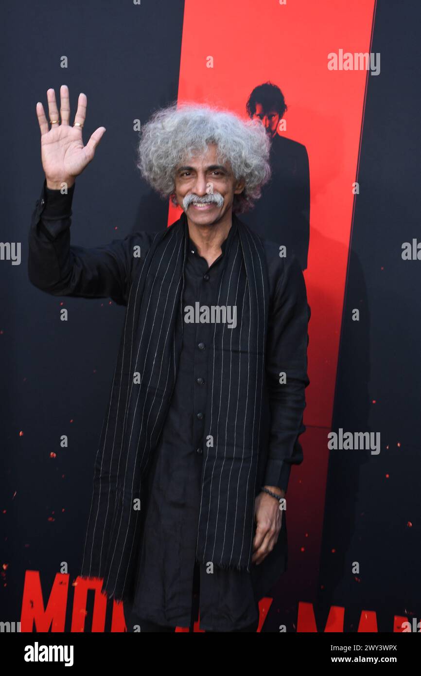 Los Angeles, California, USA 3rd April 2024 Actor Makarand Deshpande ...