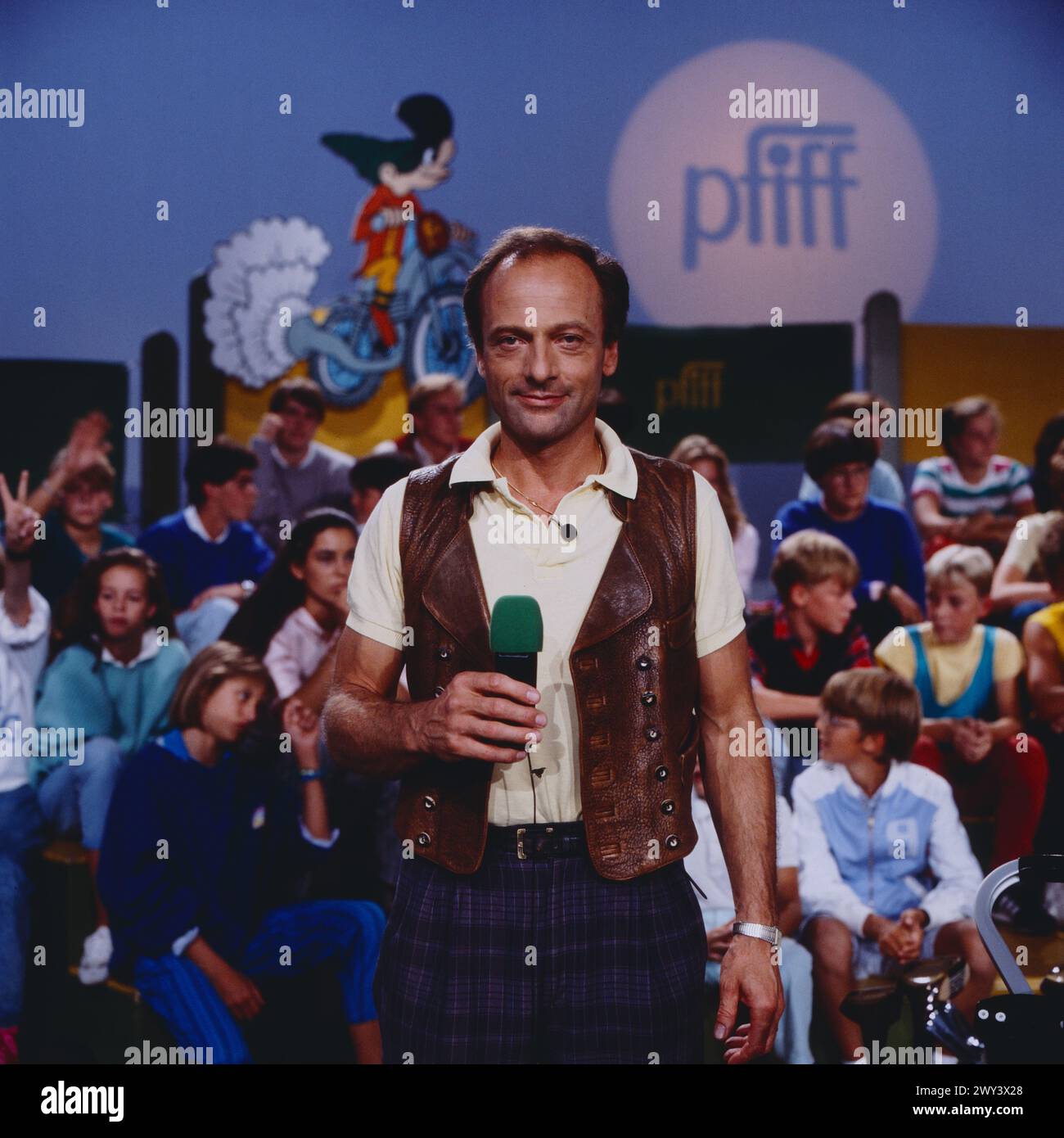 Pfiff, ZDF Sportsendung für Jugendliche, Deutschland, 1986, mit ...