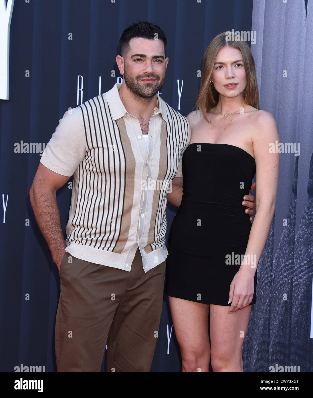 Hollywood, USA. 03rd Apr, 2024. Jesse Metcalfe and Helen Immel arriving ...